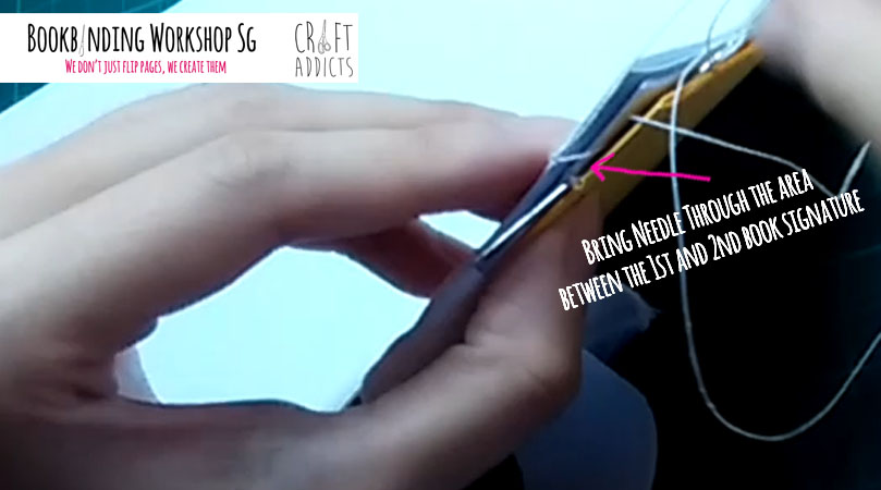 Case Binding Tutorial | Bookbinding Workshop Singapore