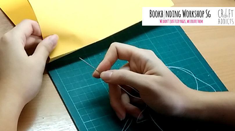 Case Binding Tutorial | Bookbinding Workshop Singapore