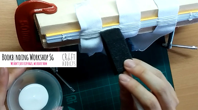 Case Binding Tutorial | Bookbinding Workshop Singapore
