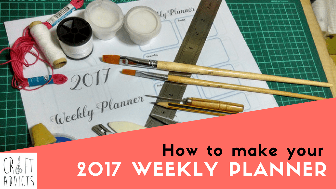 2017 Weekly Planner Do It Yourself Guide | Bookbinding Workshop Singapore