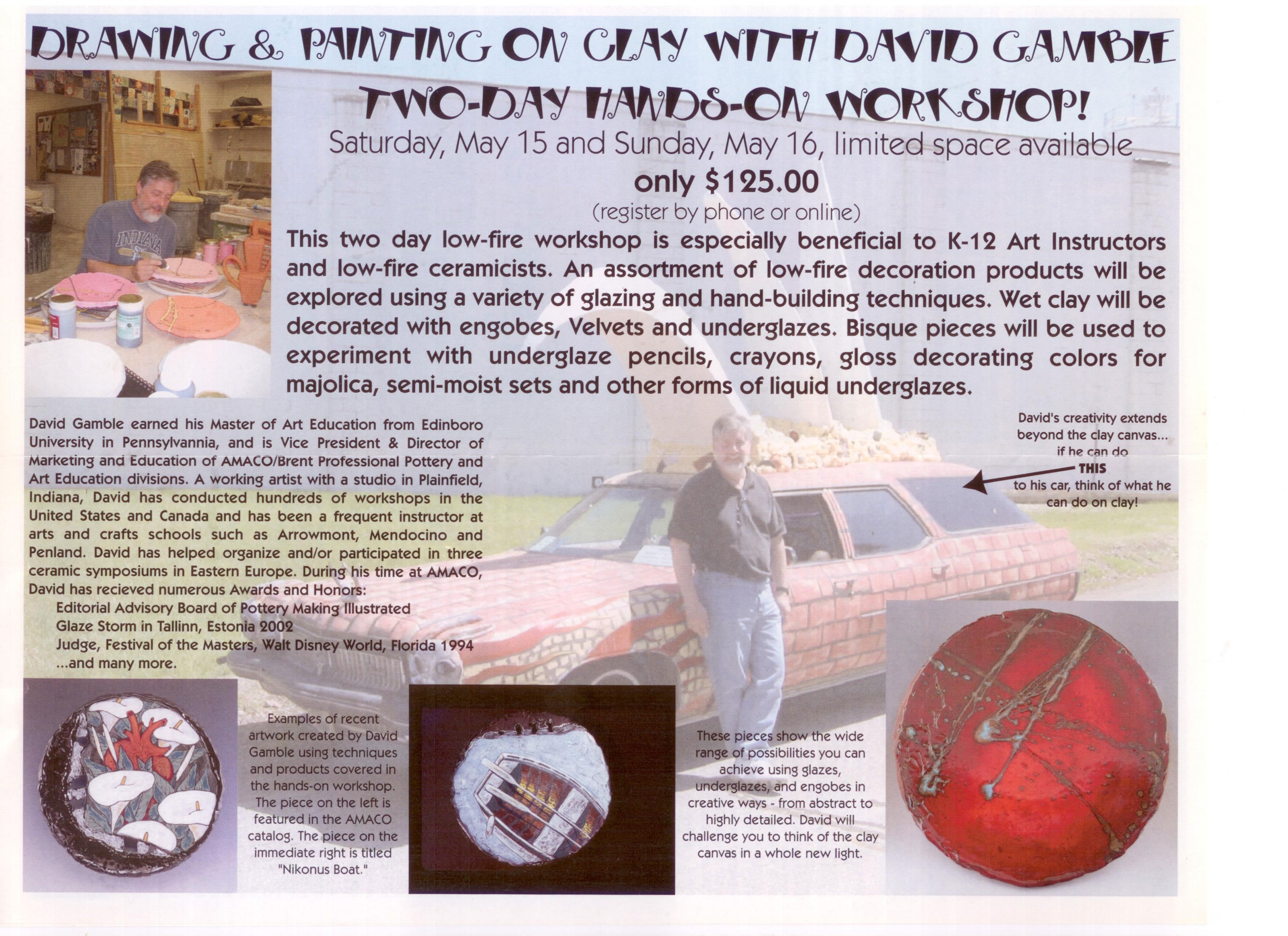 David Gamble | Brackers Good Earth Clays