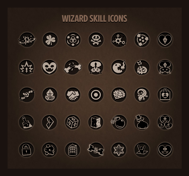 Crystal-Casters-Mobile-Game-GUI-Wizard-Skill-Icons-01.jpg (800×744)-花瓣网