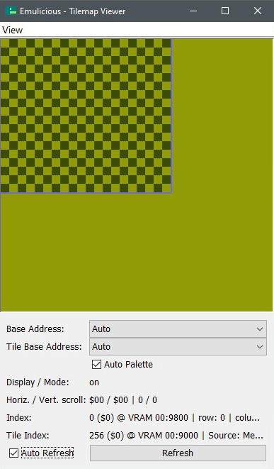 Game Boy Graphics My First Tilemap Bradyanderson Tech