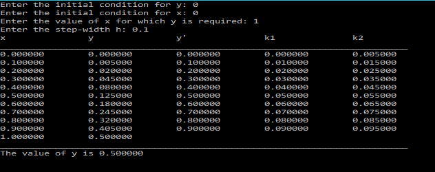 Runge-Kutta Methods - C PROGRAM - BragitOff.com