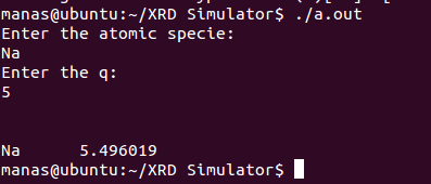 atomic Form Factor c program - BragitOff.com