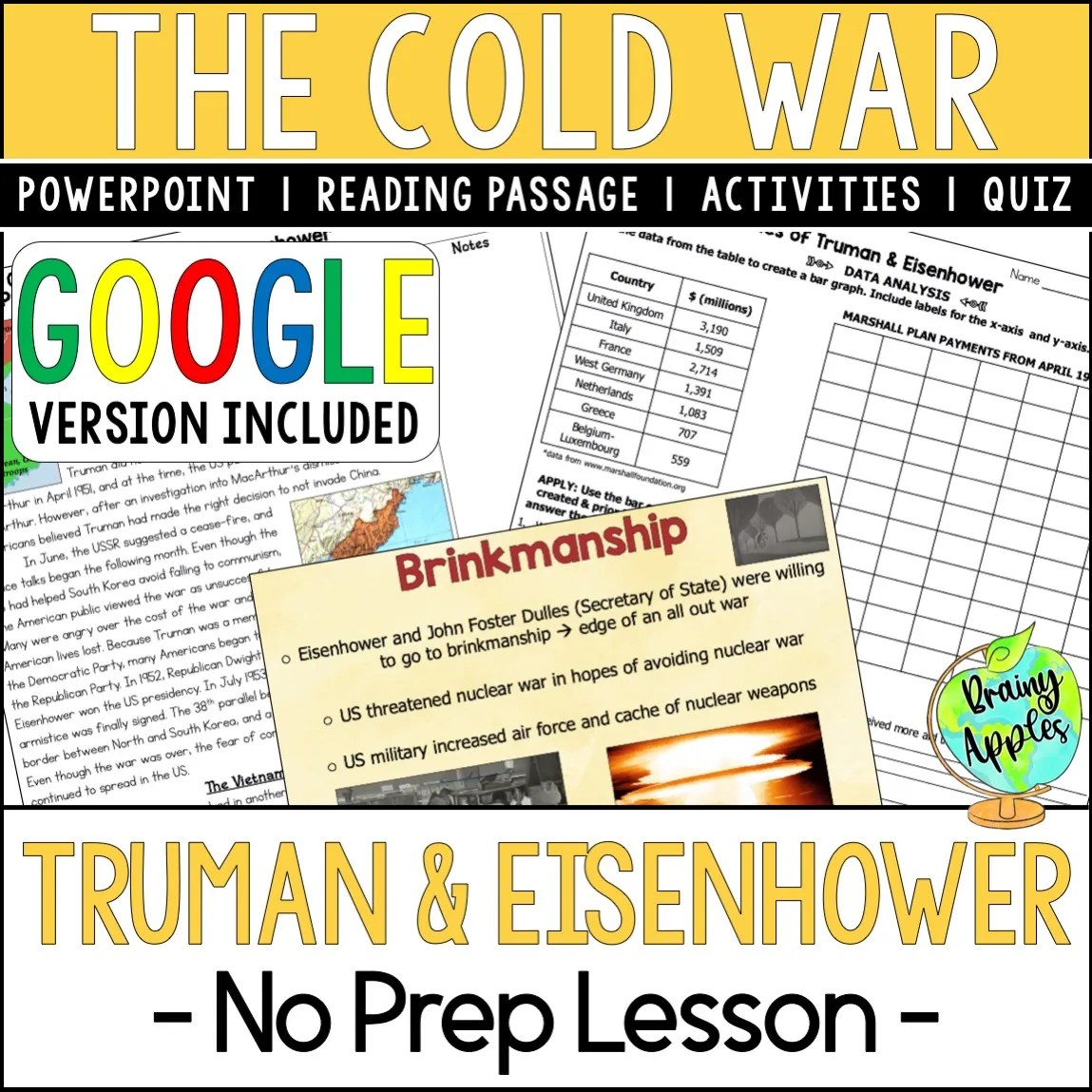 President Lesson Plans - Truman & Eisenhower - Brainy Apples