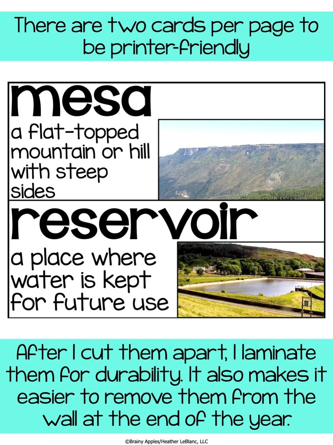 US History Word Wall - Vocabulary Cards Bundle - Brainy Apples