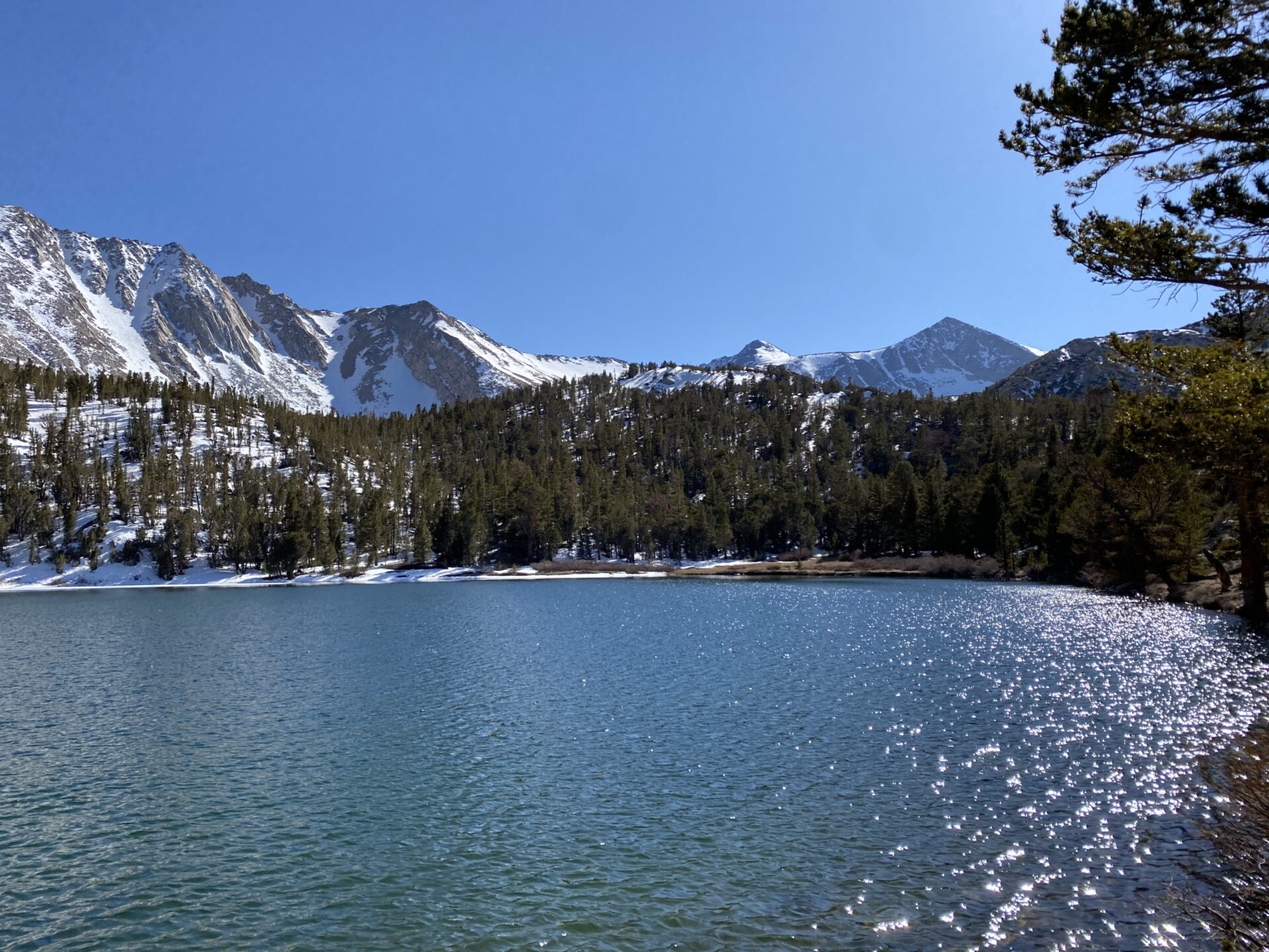 Brice Pollock » Early season backpacking to Baker Lake