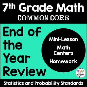 7th Grade Math Probability Review - Bright in the Middle