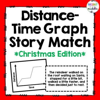 Christmas Edition: Distance-Time Graph Story Match: PRINT AND DIGITAL ...