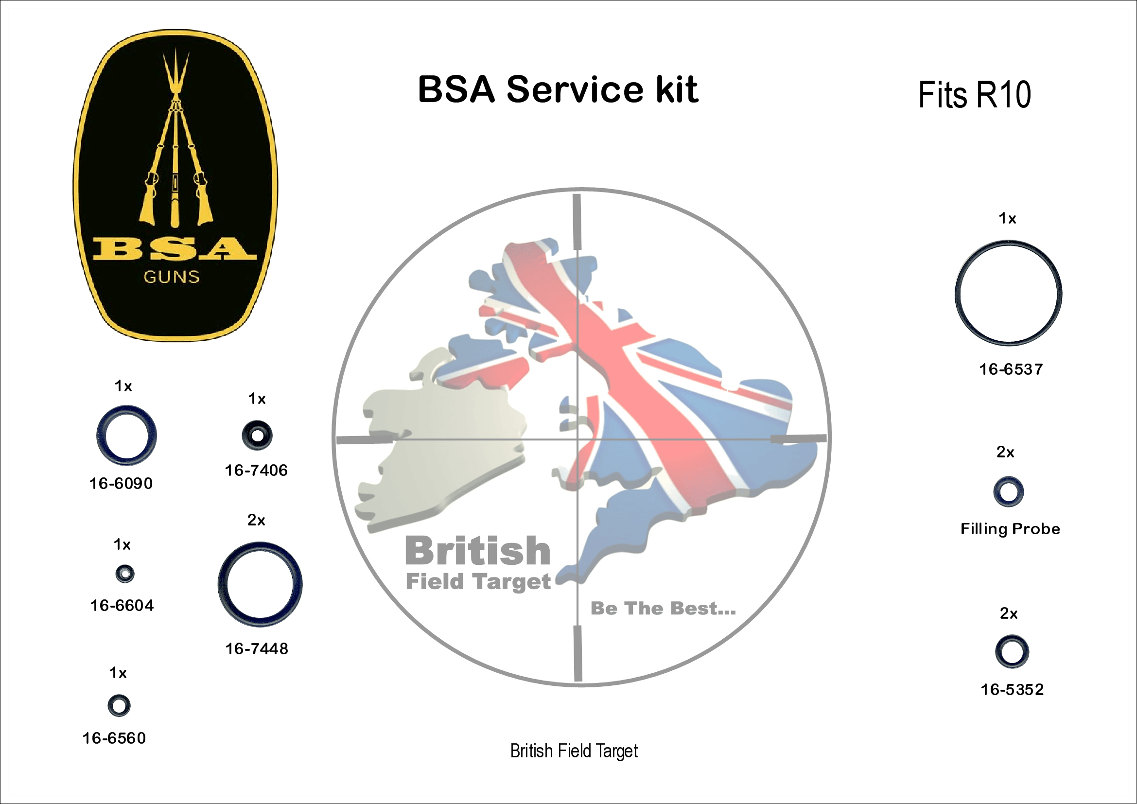 BSA R10 Service Kit | British Field Target