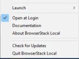 Set Up Local Testing In Browserstack App Accessibility Browserstack Docs