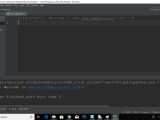 Python Tutorials First Program Using Pycharm Ide Hello World