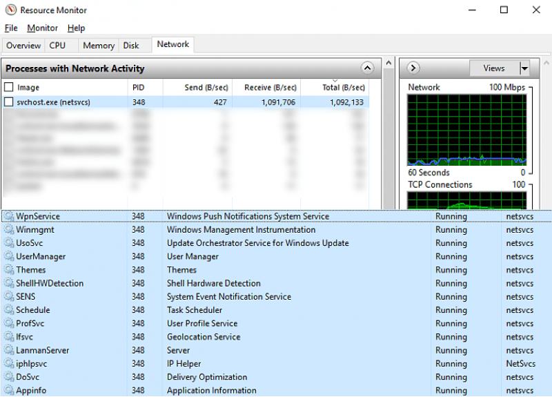 Jak naprawić wysokie użycie sieci przez program Svchost.exe (netsvcs) w ... Jak naprawić wysokie użycie sieci przez program Svchost.exe (netsvcs) w ...