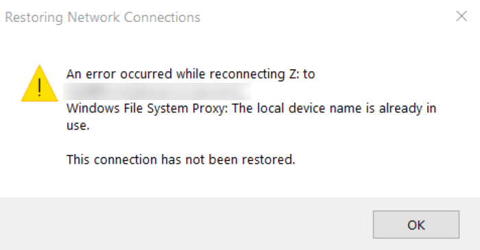 How to fix “The local device name is already in use” error on Windows 11 - BugsFighter