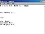 How To Make A Simple Css Stylesheet Using Notepad