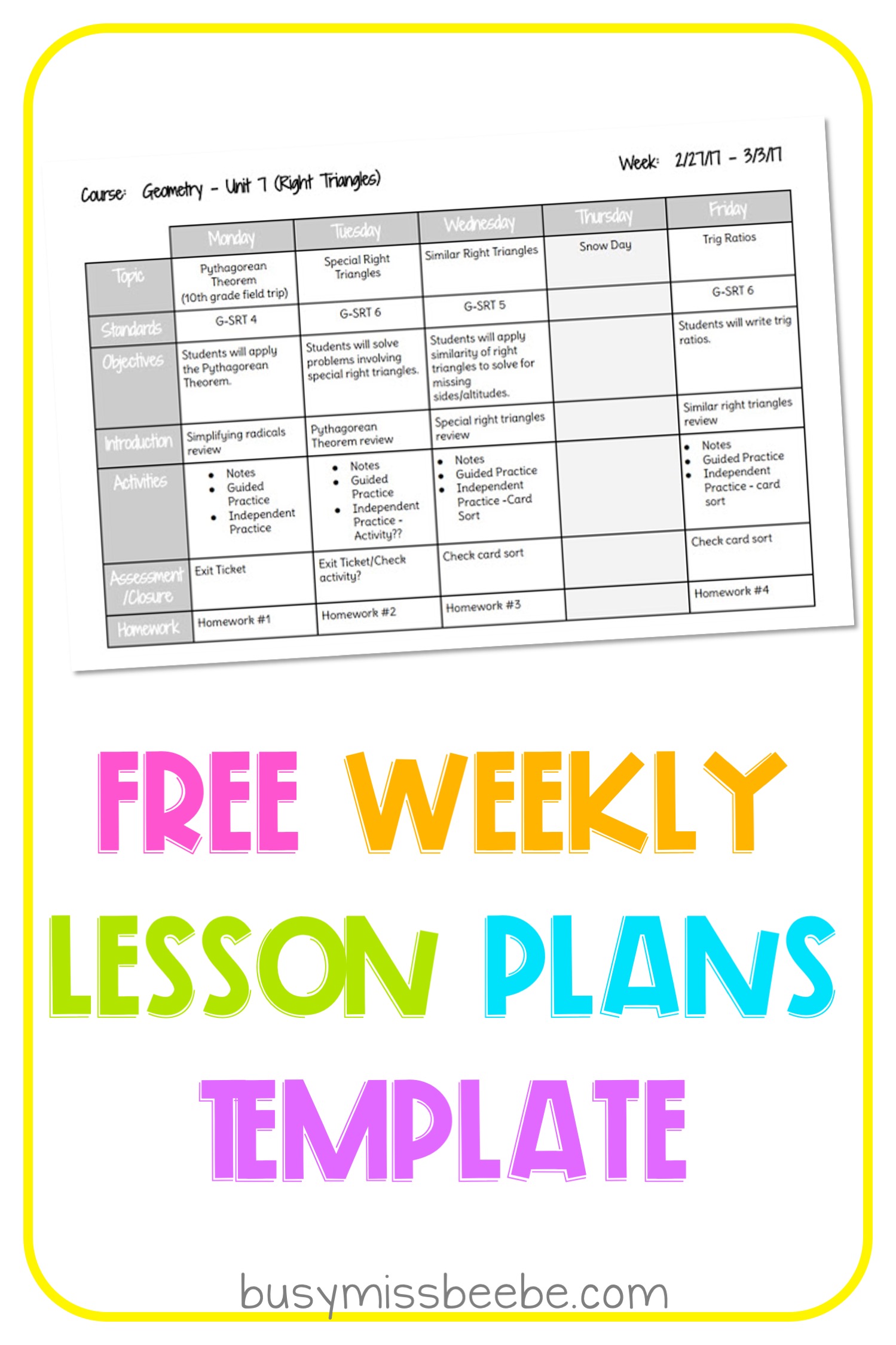 Google Docs Lesson Plans Template Busy Miss Beebe google-docs-lesson-plans-template-busy-miss-beebe