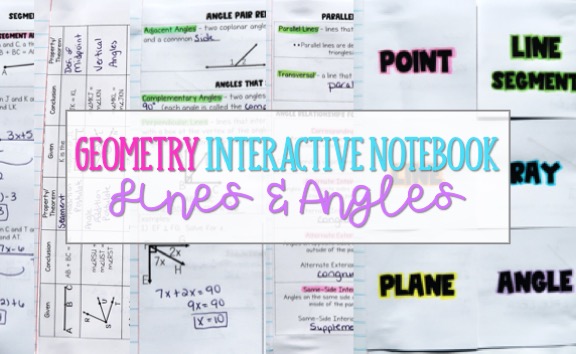 Circles Geometry Interactive Notebook - Busy Miss Beebe