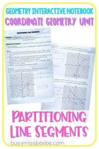Geometry Interactive Notebook: Coordinate Geometry Unit - Busy Miss Beebe