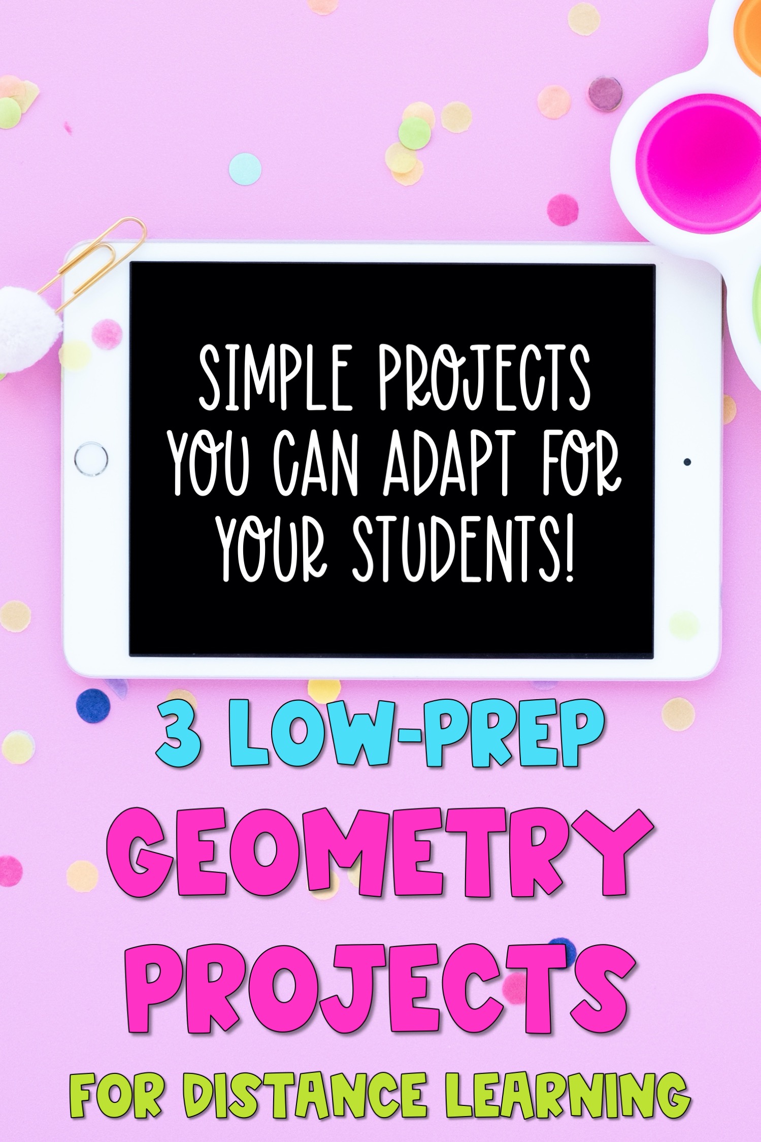 3 Low-Prep Geometry Projects for Distance Learning - Busy Miss Beebe
