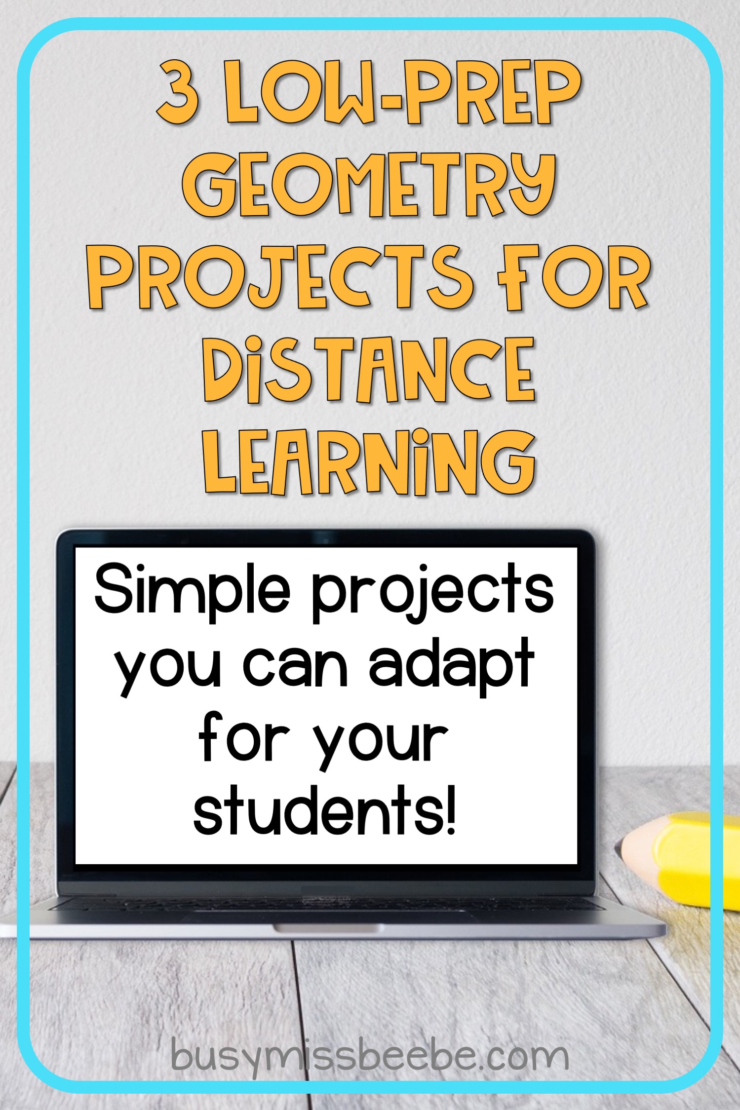 3 Low-Prep Geometry Projects for Distance Learning - Busy Miss Beebe
