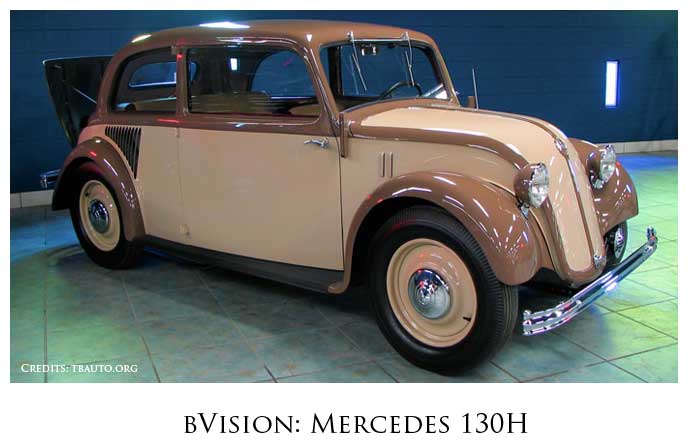 Vergeten auto’s: Mercedes 130h – bVision.nl