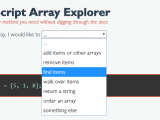 Javascript Array Explorer Bypeople