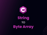String To Byte Array Conversion In C Tutorial 2025
