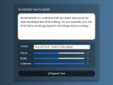 Javascript Text To Speech Tts Generator Bytewebster