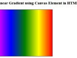 Html5 Canvas Gradient