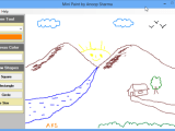 Mini Paint Application Using C