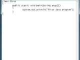 Create And Understand Your First Program In Java