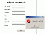 Validating User Input With Regular Expressions