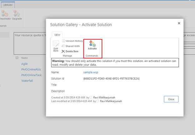 add solution to sharepoint online | SharePoint Contriver