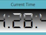 Digital Clock In Wpf Without Installing Digital Font