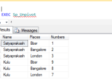 Unpivot Operator Using Stored Procedure In Sql Server