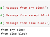 Try Except Else Finally Blocks In Python