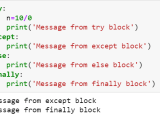 Try Except Else Finally Blocks In Python
