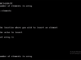 Insert Element In An Array