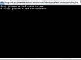 Inheritance And Constructors In C