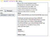 Difference B W Getdate And Sysdatetime Function In Sql Server