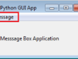 Create Message Box In Python Gui Application