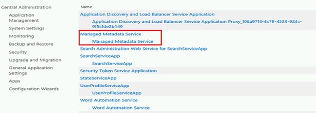 Configure Managed Metadata Service Application in SharePoint 2013 | Vinhphamhh's Blog