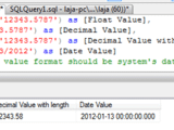Conversion Functions Using Sql Query In Sql Server