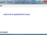 Graphics Programming Using Applet In Java