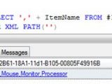 Comma Separated Value In Sql Query