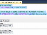 Dateadd Function In Sql Server