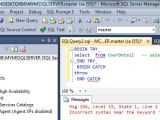 Throw Statement In Sql Server 2012