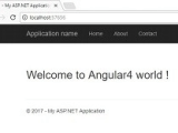 Creating Angular Project Using Mvc