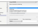 Creating Visual Studio Debug Shortcut